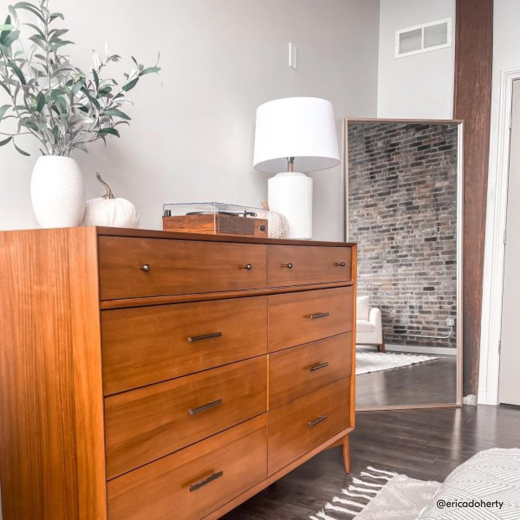 Mid Century 8 Drawer Chest Sustainable Style West Elm UK